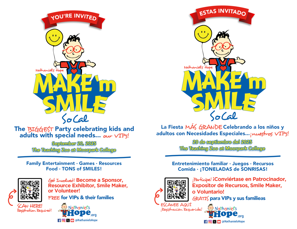 SoCal Promotional Material - Nathaniel's Hope