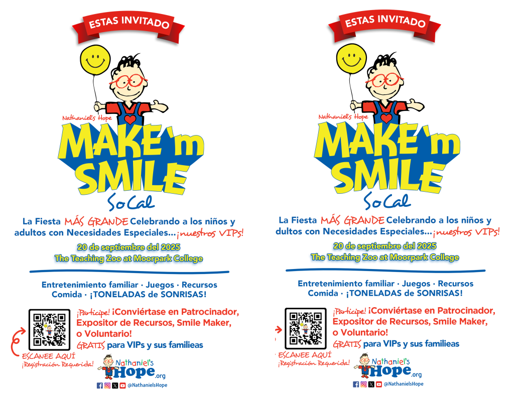 SoCal Promotional Material - Nathaniel's Hope