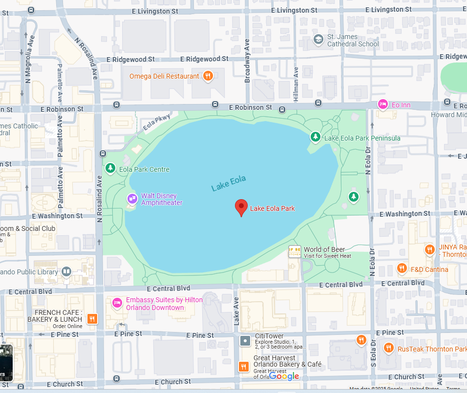 MAKE 'm SMILE Orlando Day-Of Information Maps - Nathaniel's Hope