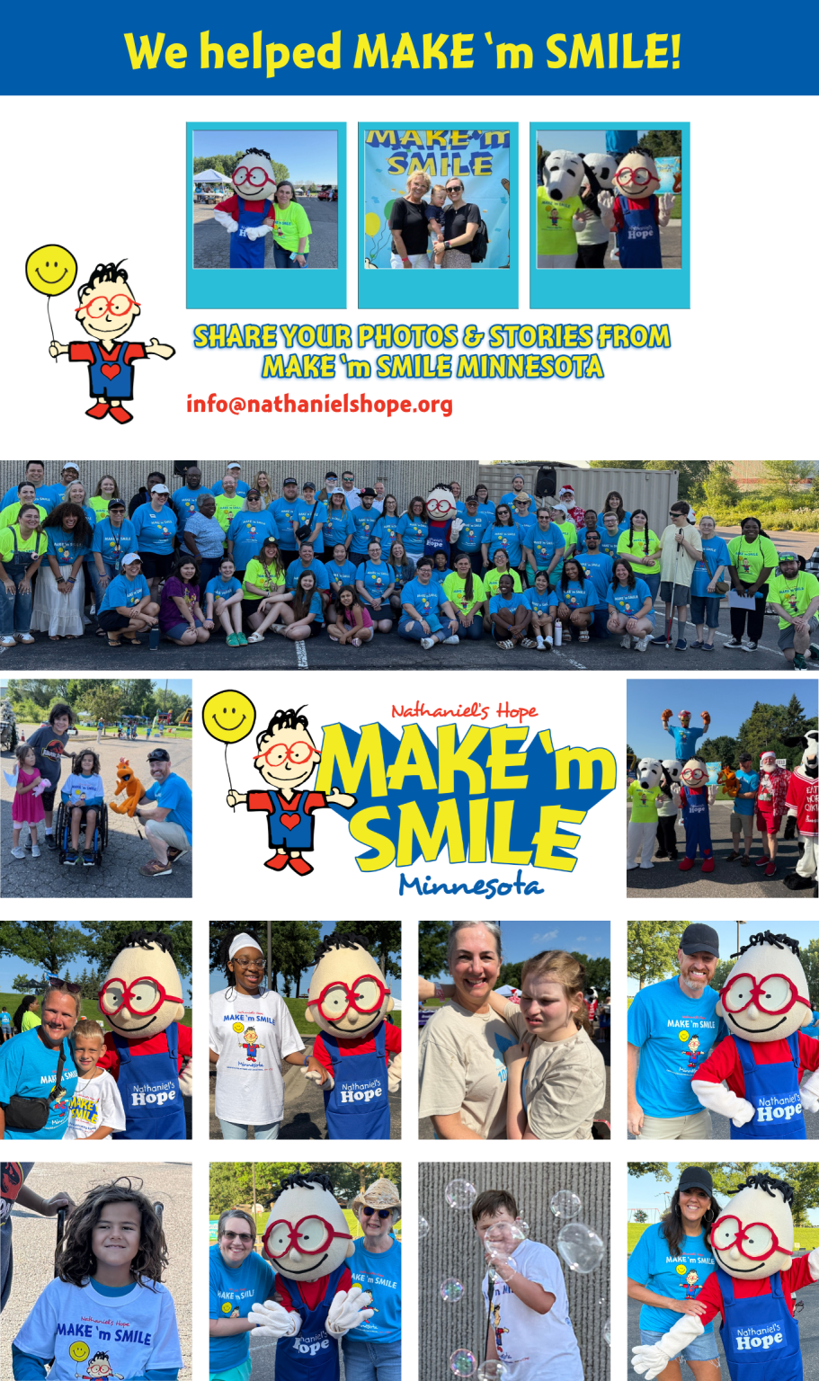 MAKE 'm SMILE Minnesota - Nathaniel's Hope